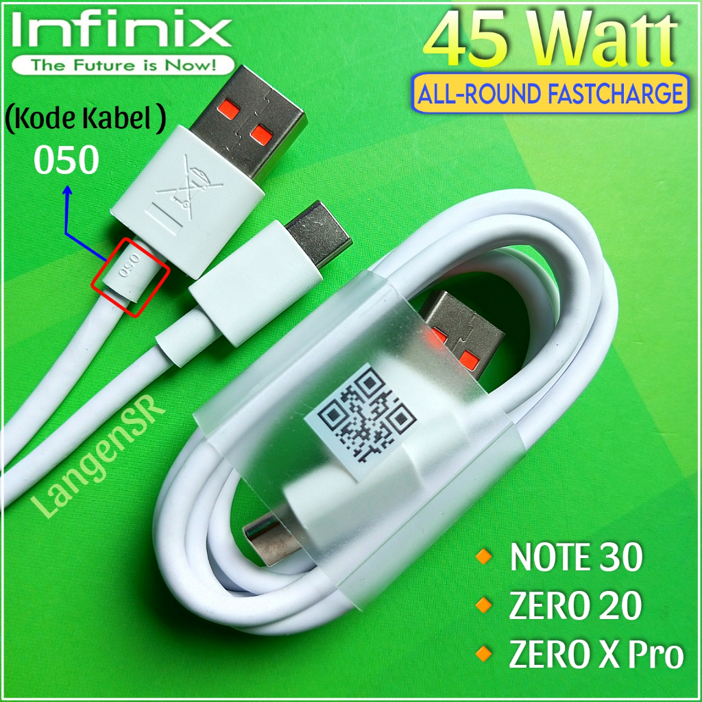 Infinix 45Watt 數據線 Code 050 全方位快充 Note 30 Zero 20 Zero | 蝦皮購物