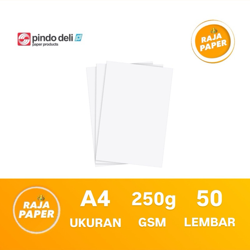 Bw 藍白紙 A4 尺寸 50 張 250 Gsm Gr 克 By PINDO DELI GOLDEN COIN 50 | 蝦皮購物