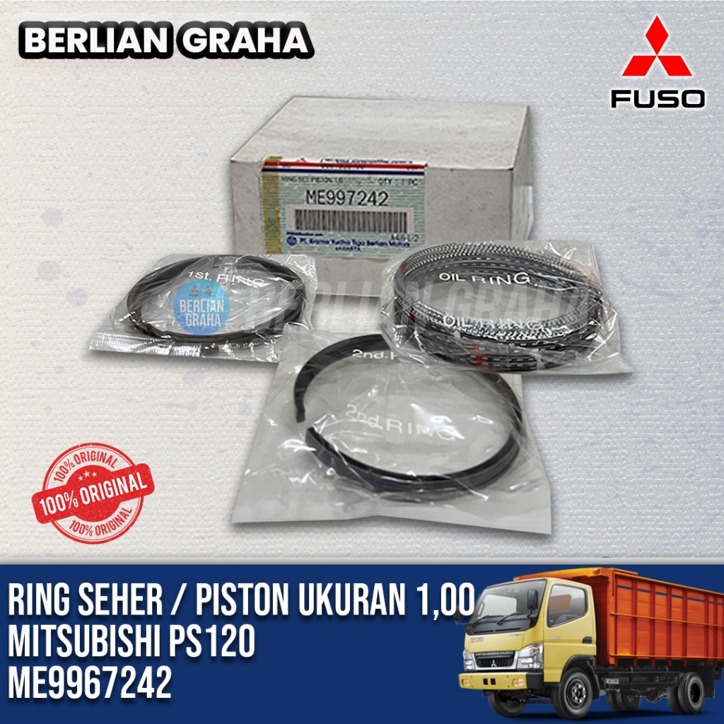 MITSUBISHI Colt Diesel Ragasa Maruti PS120 活塞環尺寸 1.00 原裝三菱 M | 蝦皮購物