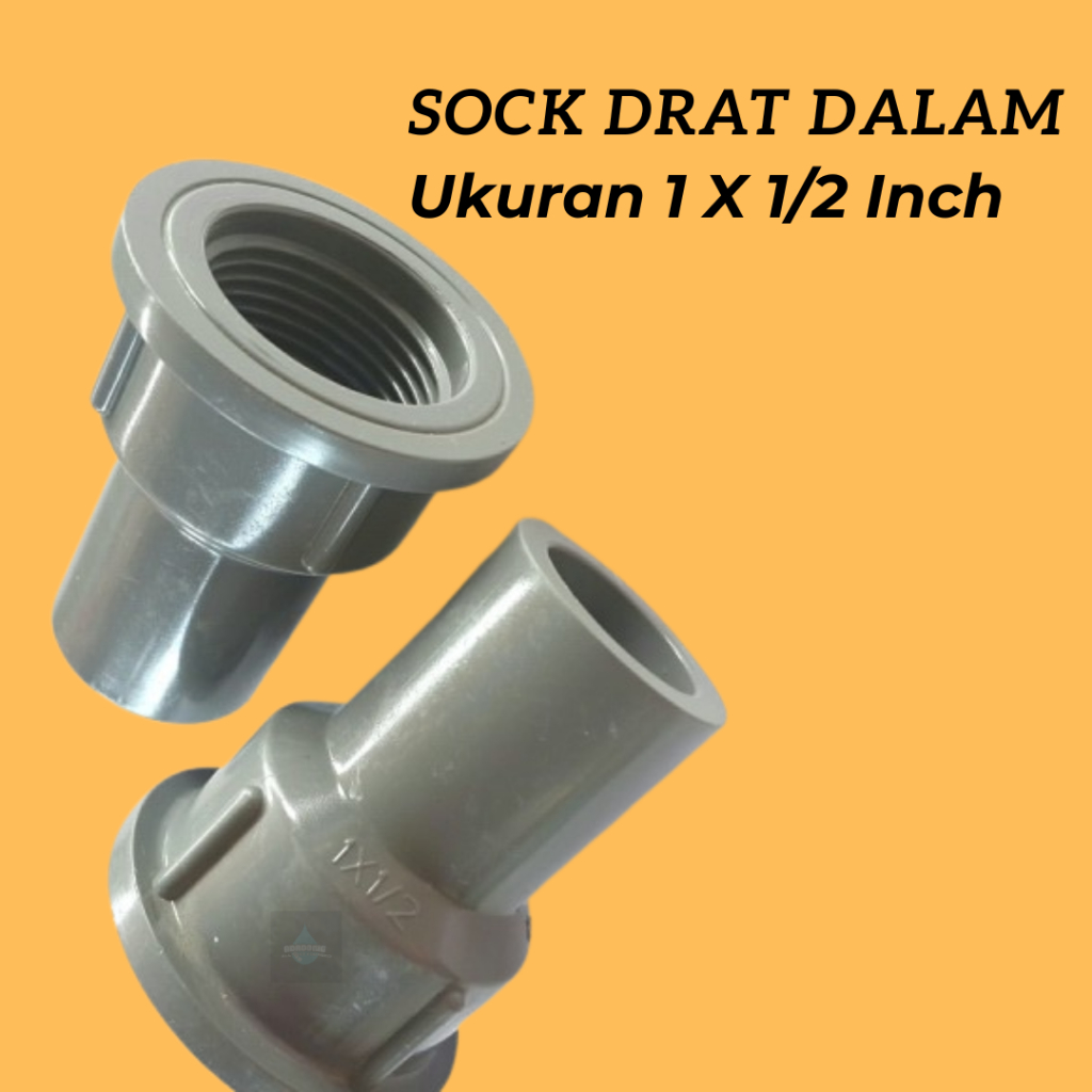 管道連接 1/2 英寸 X 螺紋 1 英寸質量 AW SDD Pvc 材料 | 蝦皮購物