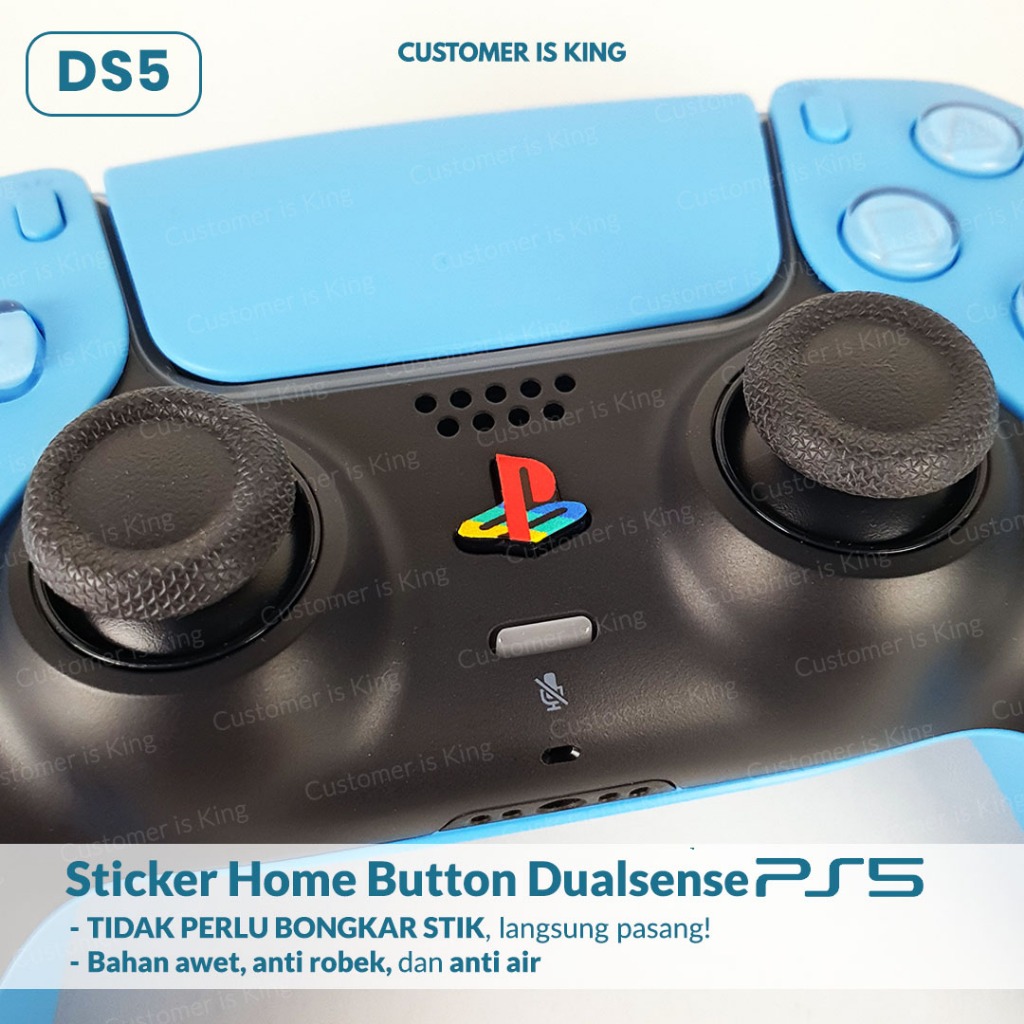 Home 按鈕 Dualsense 貼紙操縱桿棒 PS5 DS5 配件 Playstation 標誌 | 蝦皮購物