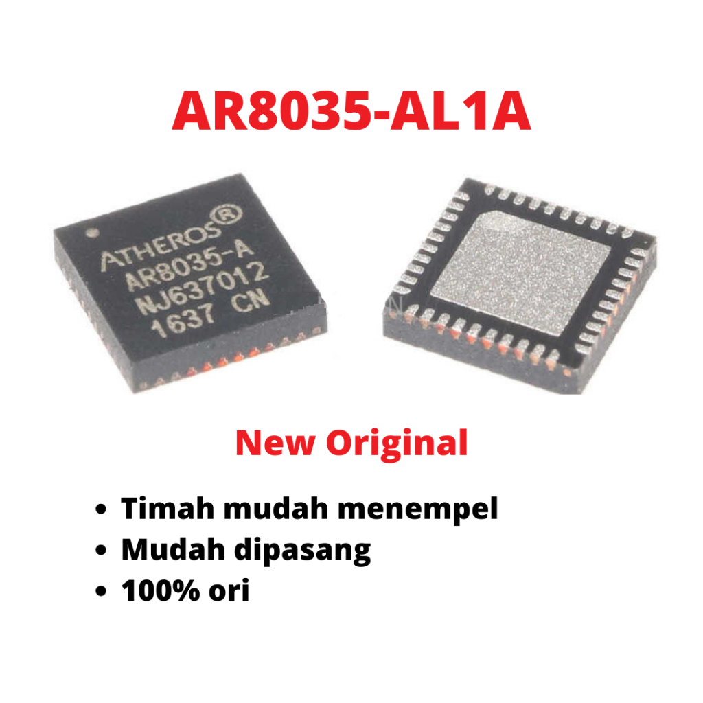 Ic Atheros AR8035-A AR8035-AL1A AR8035 AL1A 全新原裝 | 蝦皮購物