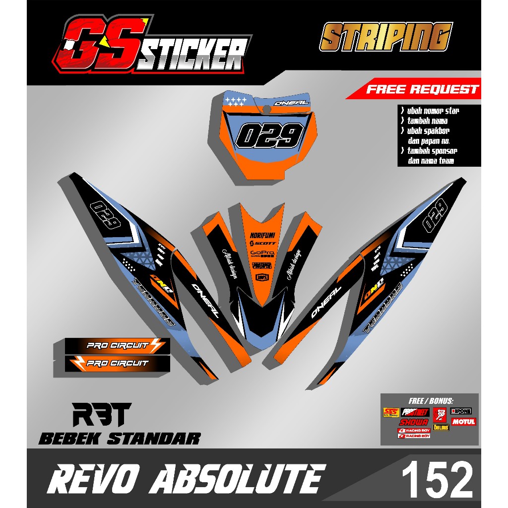 半全身 RBT REVO ABSOLUTE RBT BEBEK MODIF SUPERMOTO RBT 全新最新 RBT | 蝦皮購物