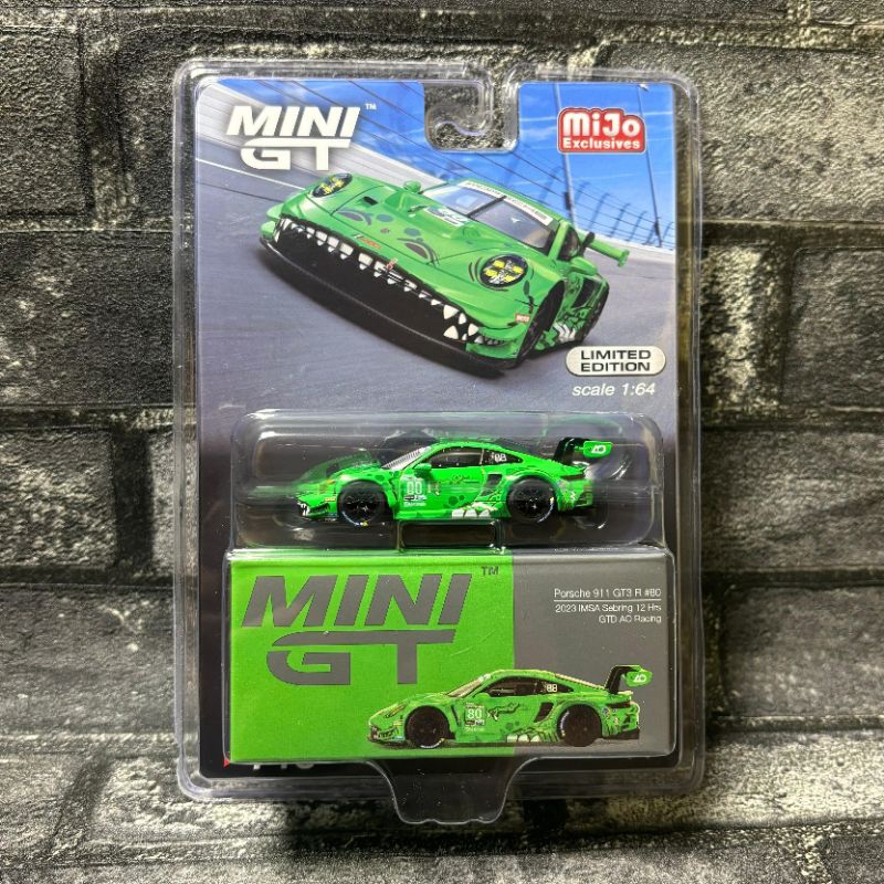 PORSCHE Mini GT 保時捷 911 GT3 R 80 GTD AO Racing REXY 2023 ISM | 蝦皮購物