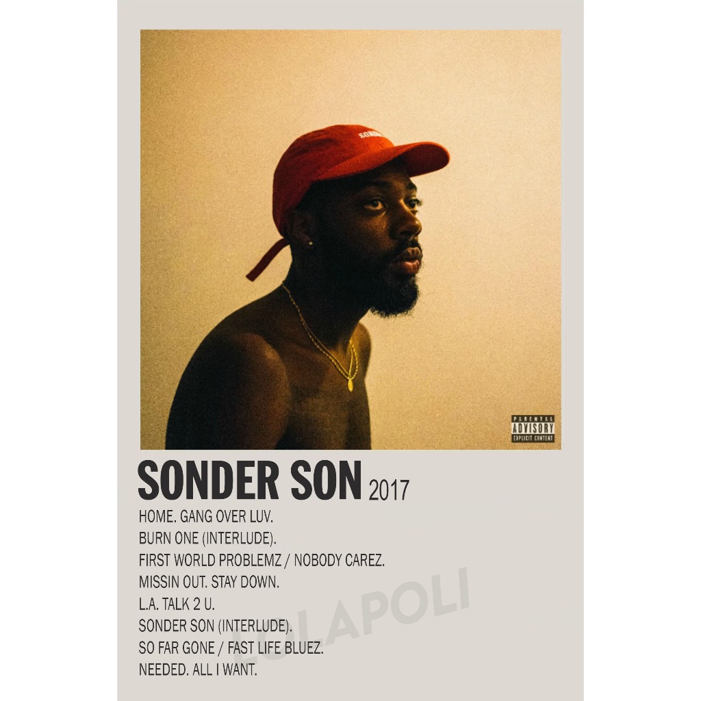Sonder Son Brent Faiyaz 專輯封面海報 | 蝦皮購物