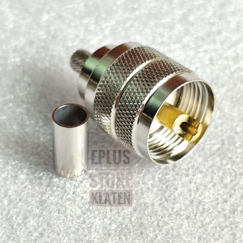 Rg58 RG 58 pl 公連接器 pl-259 uhf 壓接 KN149 | 蝦皮購物