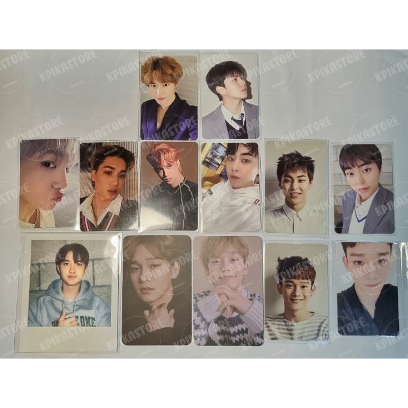 Pc POLAROID EXO 官方 DO KYUNGSOO 一年 KAI SUHO XIUMIN CHEN 照片卡稀有 | 蝦皮購物