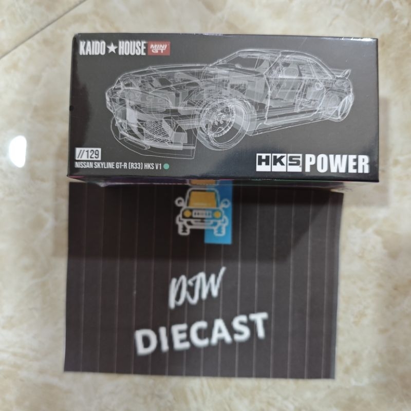 NISSAN 凱多之家 Mini GT KHMG129 日產 Skyline GTR R33 HKS V1 | 蝦皮購物