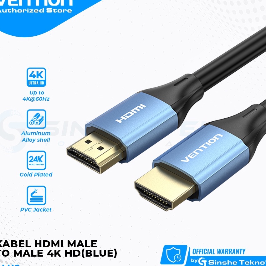 KP8 Vention HDMI 線公對公 4K HD HDR 金屬合金系列高性能 8m 1m 12m 15m | 蝦皮購物
