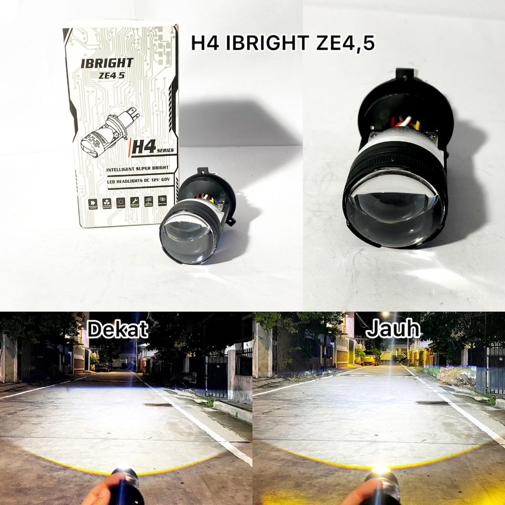 Ibright 原裝 H4 ZE4,5 LED 大燈帶冷卻風扇 | 蝦皮購物