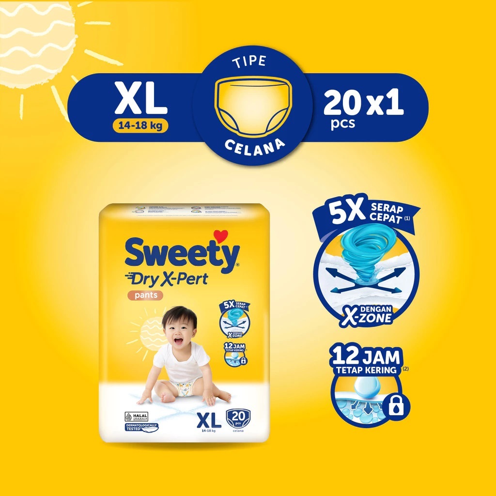 Sweety Bronze Dry X-Pert 褲子 XL 20 條 X 區 | 蝦皮購物