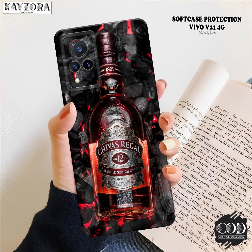 HP 最新 VIVO V21 4G 手機殼 KAZORA 時尚飲料手機殼 VIVO V21 4G 矽膠 Pro 相機殼 | 蝦皮購物