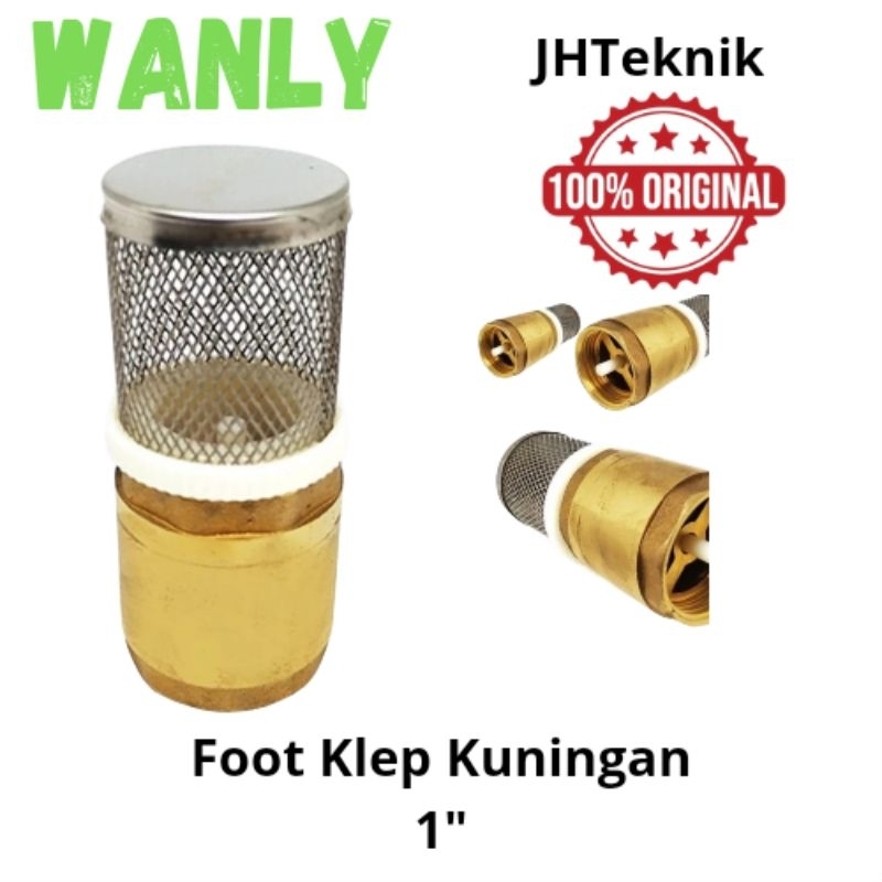 Jhtechnique 黃銅底閥 1 WANLY 100 原裝/黃銅閥過濾器 1 英寸 WANLY/黃銅水過濾器 1 | 蝦皮購物