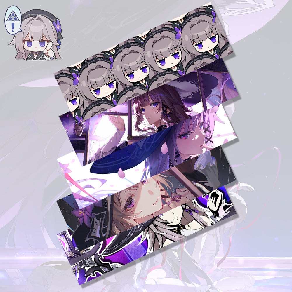 Slap The Herta Honkai 星軌貼紙乙烯基防水 HSR 貼紙動漫 Slap The Herta | 蝦皮購物