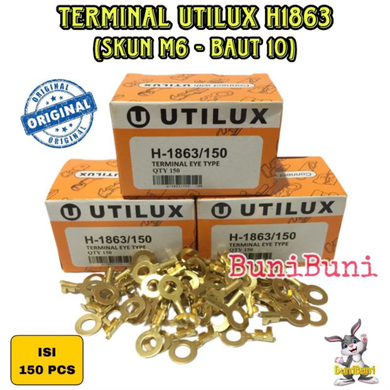 端子 SKUN UTILUX H 1863 環形螺栓尺寸 10 M6 直徑 6 MM H1863 原裝 | 蝦皮購物