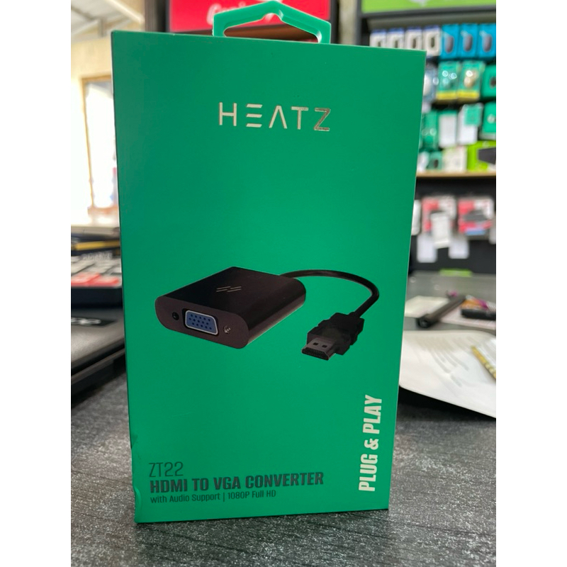 Hdmi 轉 VGA 轉換器 ZT22 Heatz | 蝦皮購物