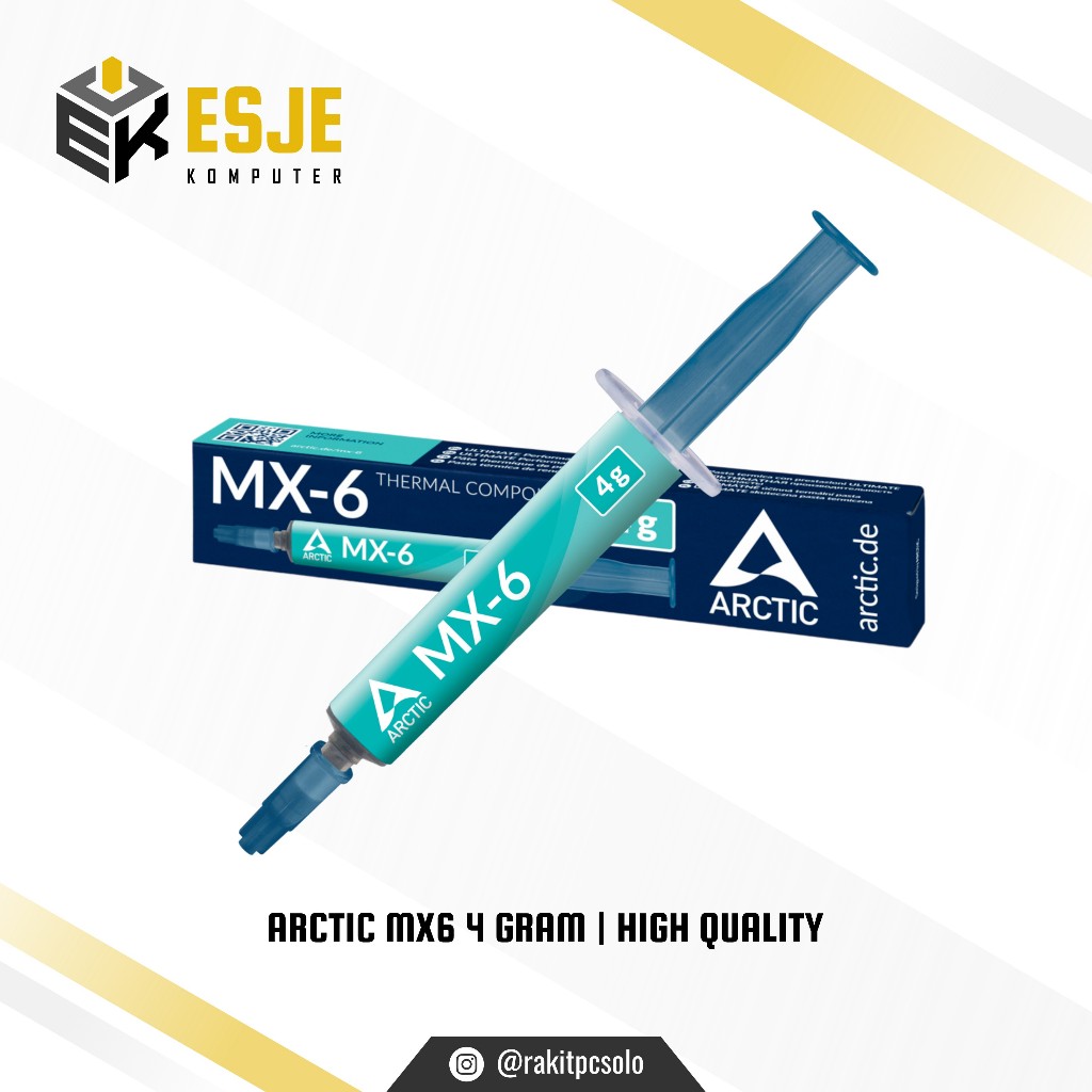 導熱膏 ARCTIC MX-6 MX6 ULTIMATE 性能膏可注射處理器 | 蝦皮購物