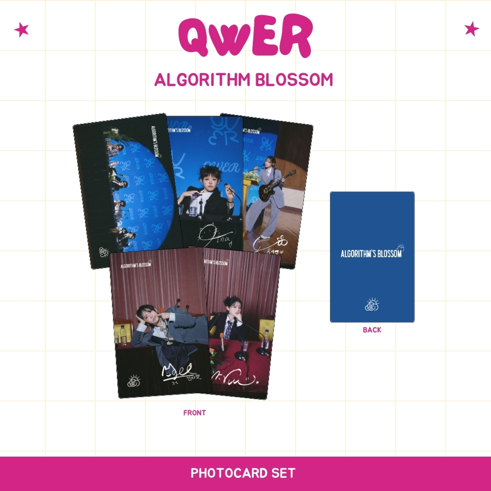 PHOTOCARD QWER ALGORITHM BLOSSOM 2SI SIGNS TTD KPOP 卡偶像韓國高級非 | 蝦皮購物