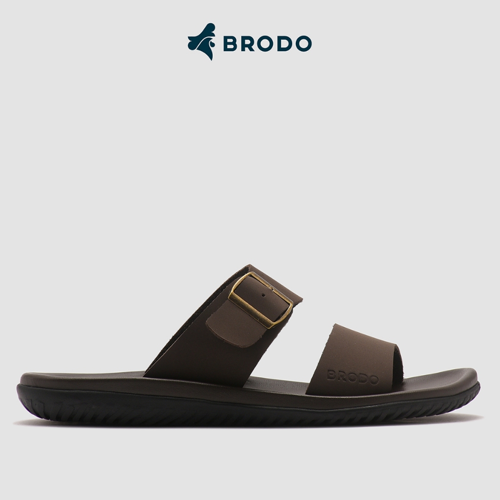 Brodo Santoni 棕色 BS 涼鞋 | 蝦皮購物