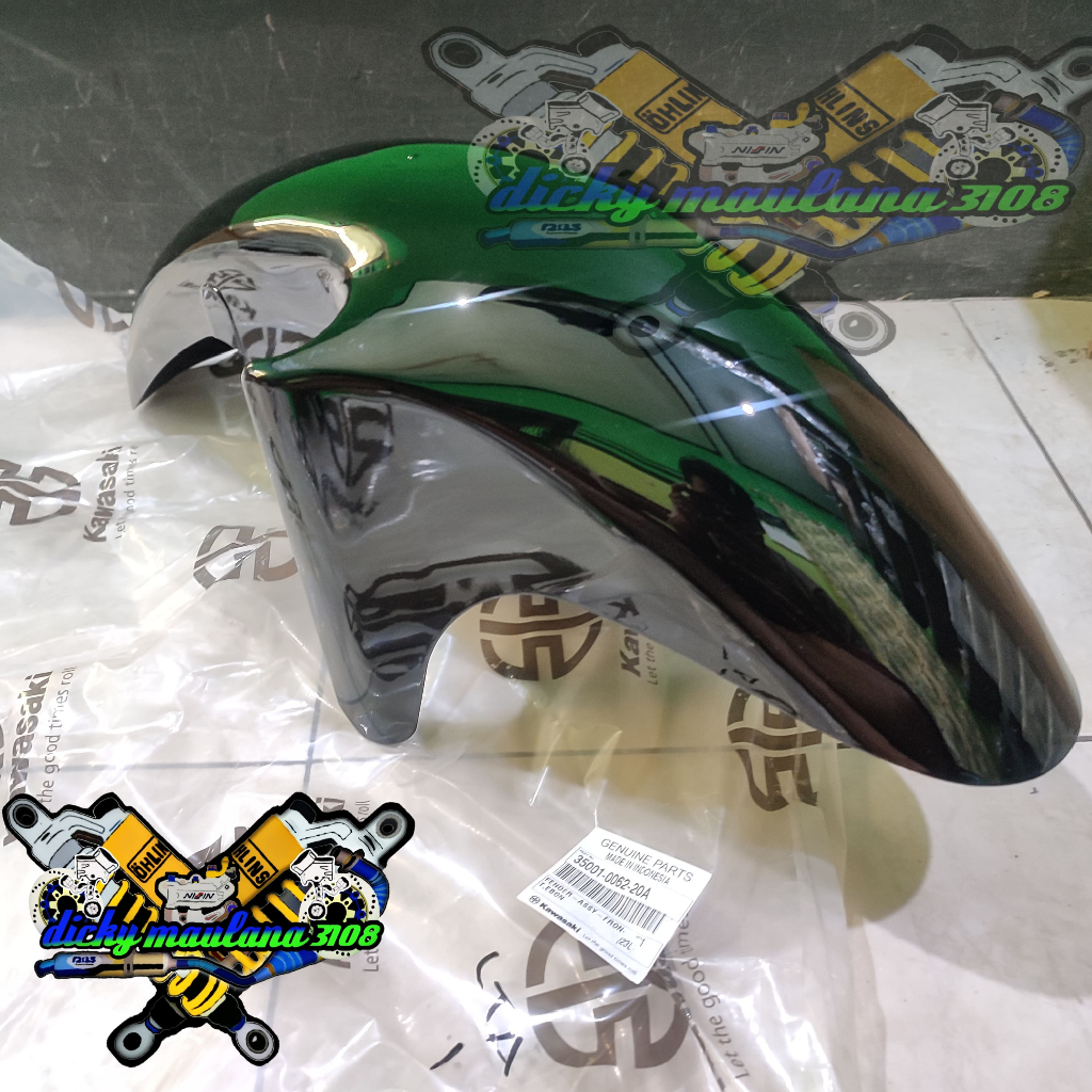 KAWASAKI Hitam 前 SPAKBOR NINJA 150 RR 舊新黑色 35001-0062-20A 原裝 | 蝦皮購物