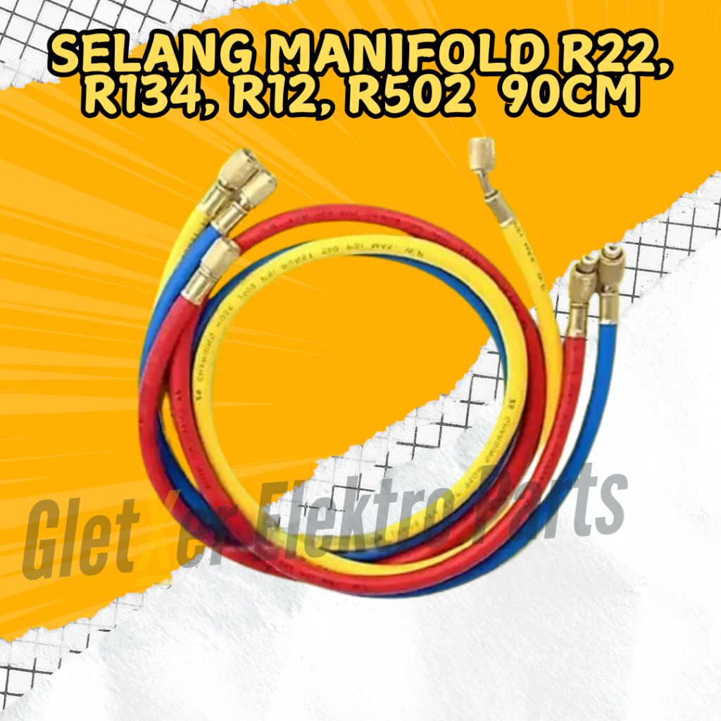歧管軟管 R22 R134 R12 R502 歧管軟管 R22,R134,R12,R502 用於填充 90cm | 蝦皮購物