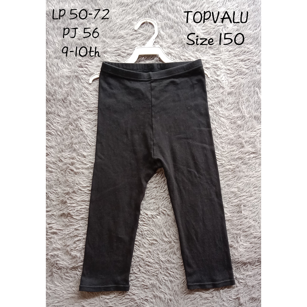 Topvalu thrf 3/4 9-10 歲打底褲 | 蝦皮購物