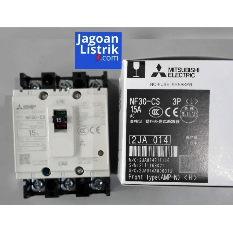 MITSUBISHI NFB 3極10 10CS 30CS 30A 30A 3P無保險絲斷路器三菱NFB 3極10 15 | 蝦皮購物