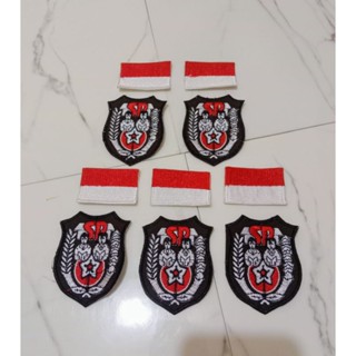 5 件。學校刺繡 LOGO/OSIS SD SMP 高中一包含 5 件和國旗 | 蝦皮購物