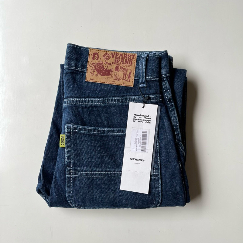 Original Vearst Shamman 中號藍色木匠牛仔褲 | 蝦皮購物