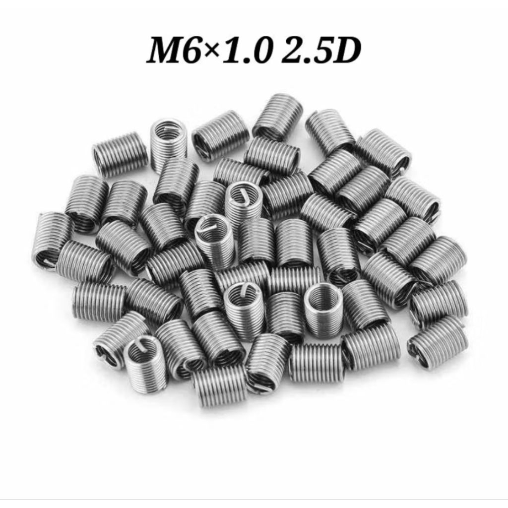 Recoil helicoil verbos 螺紋鎖緊螺栓 10 M6x1.0 2.5D 不銹鋼彈簧材料 | 蝦皮購物
