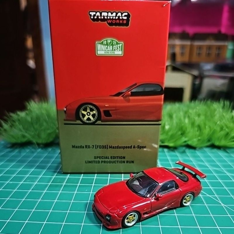 Tarmac Works Mazda RX-7 Mazdaspeed A-Spec Vintage Red HK 特別版 | 蝦皮購物