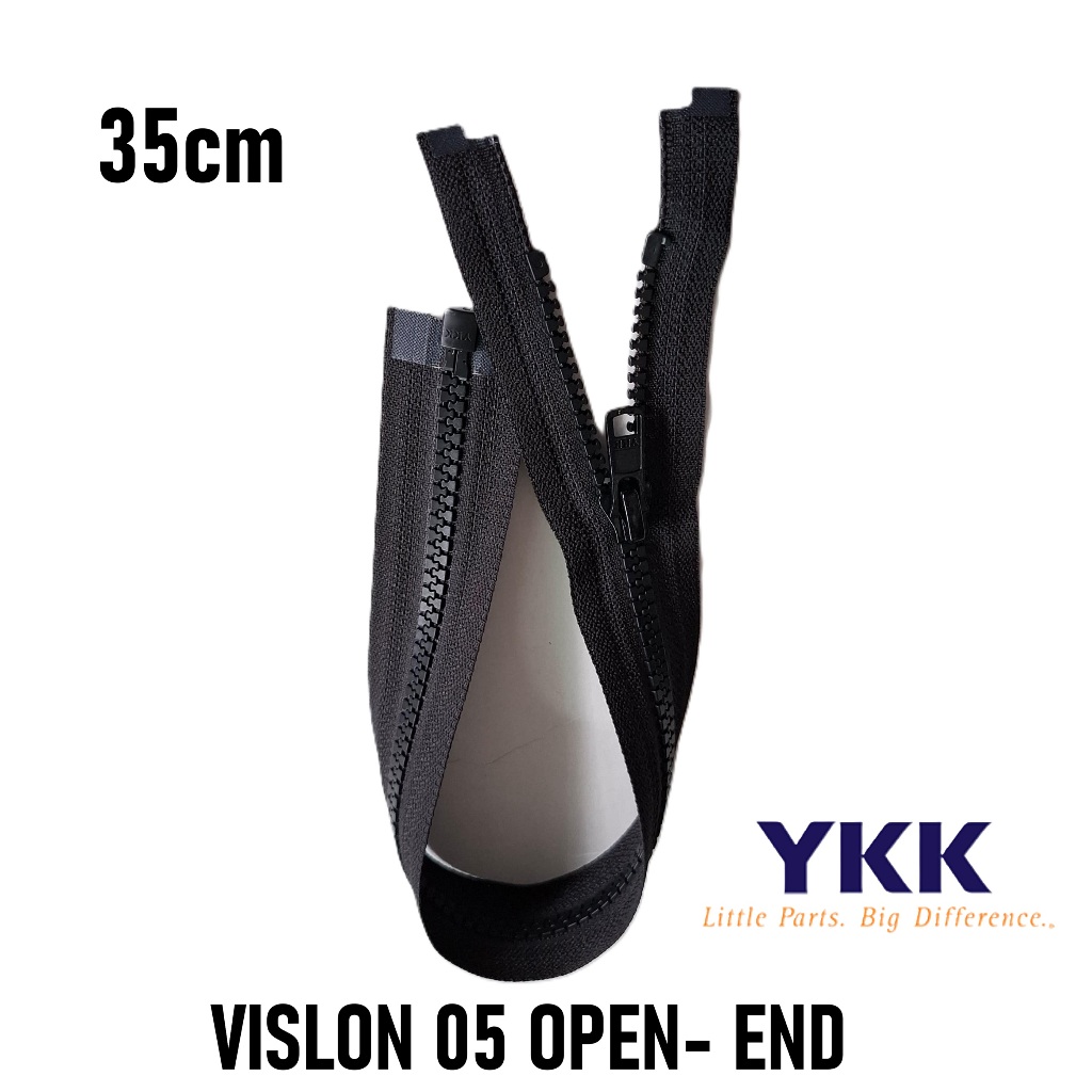 拉鍊 YKK Vislon 05 35cm 拉鍊 5VS 35 cm 開口塑料拉鍊 5 號拉鍊 14 英寸 14 英寸 | 蝦皮購物