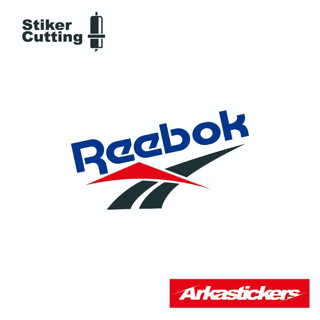 CAHAYA Cut REEBOK stickers 貼紙適用於摩托車汽車頭盔等可在暴露到光 REEBOK 貼紙時打開 | 蝦皮購物