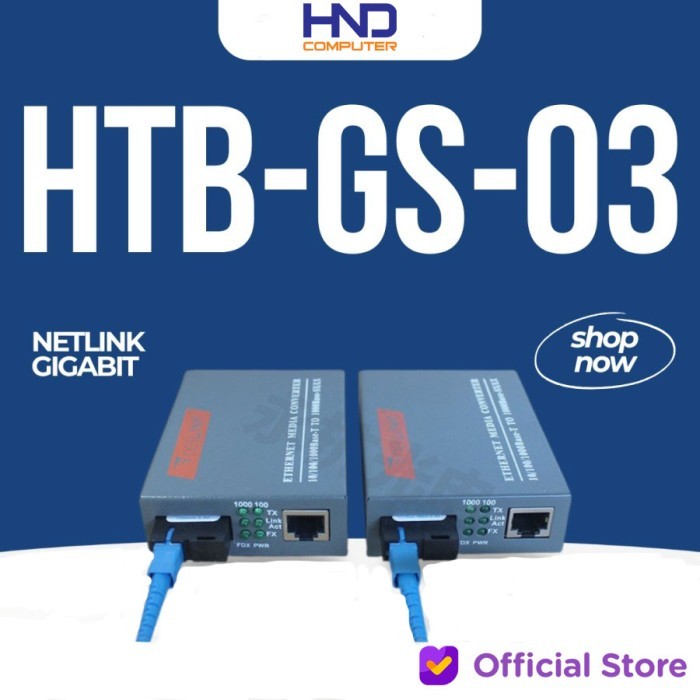 Netlink HTB GS03 HTB-GS03 千兆光纖單模媒體轉換器 | 蝦皮購物