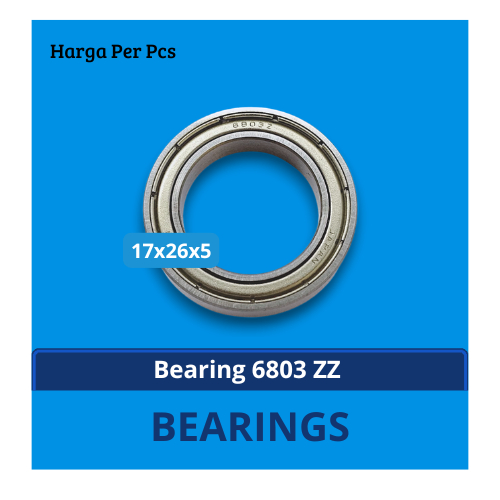 軸承 6803 ZZ N*N 雙鐵蓋 | 蝦皮購物