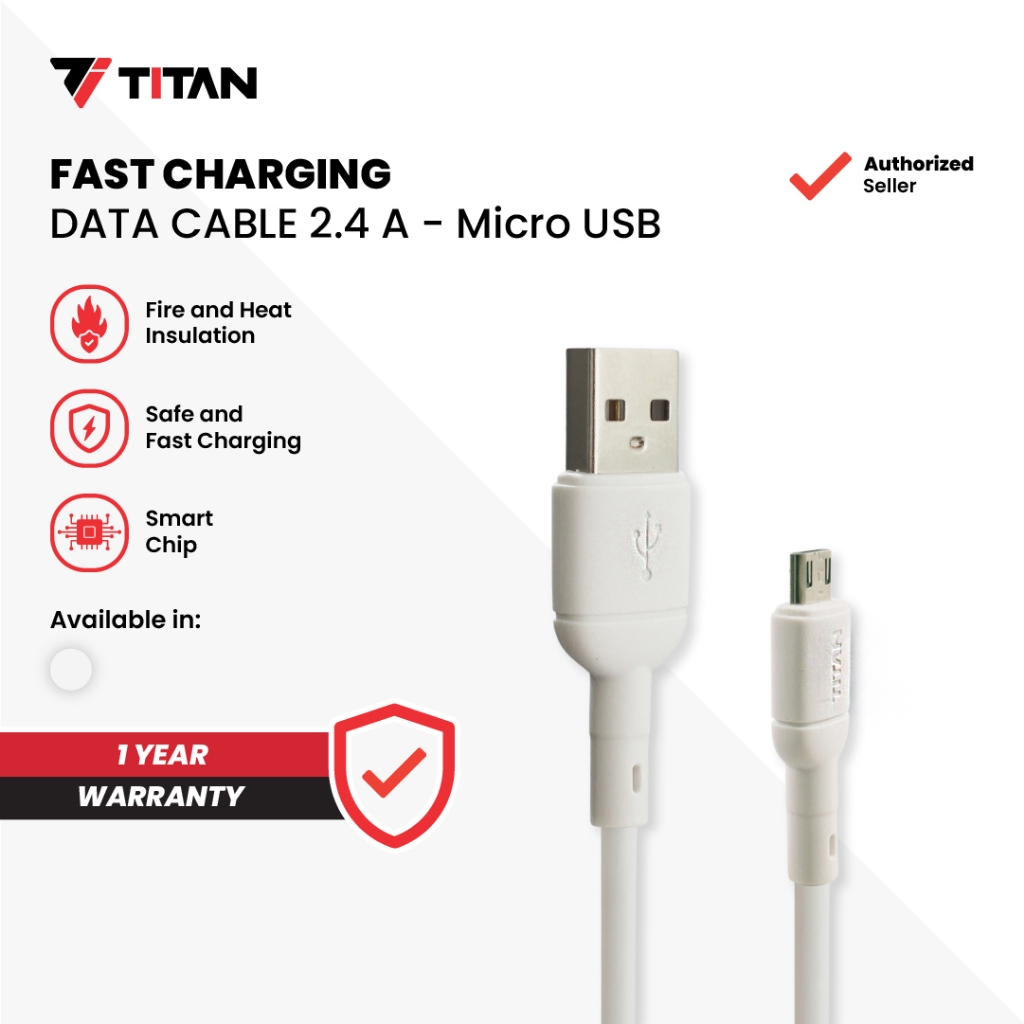Titan DL-21-AM 2.4A-USB轉Micro快充數據充電器線 | 蝦皮購物