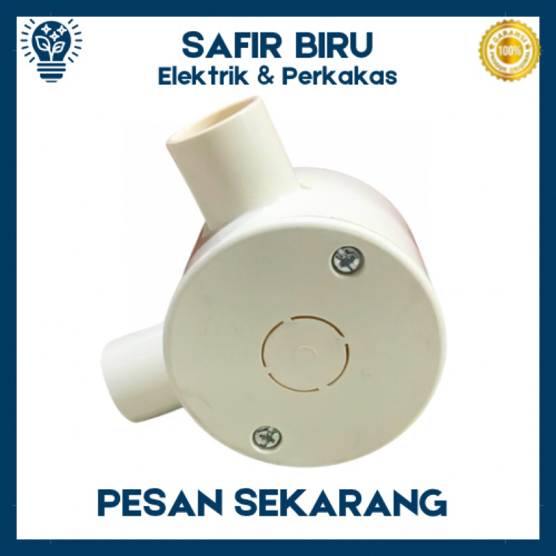 Lesso L Bow T PVC 盒 2 爪耐用電氣安裝盒,用於導管 | 蝦皮購物