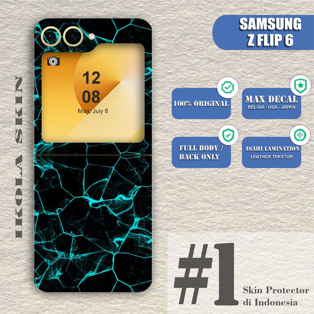 皮膚保護器 GARSKIN SAMSUNG ZLIP 6 PLUS 全身背部僅定制圖像 | 蝦皮購物
