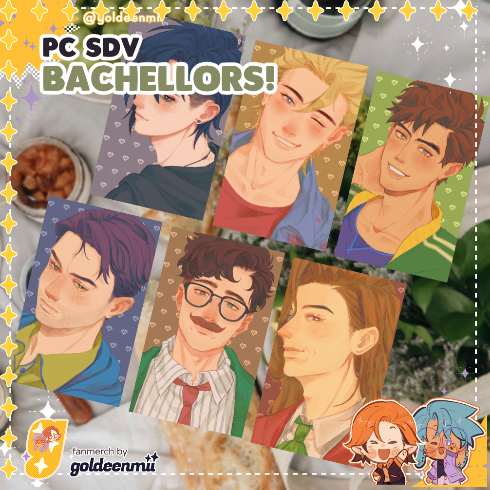 Stardew Valley Bachelors 照片卡 SDV PC 照片卡 Fanmade fanmerch by | 蝦皮購物