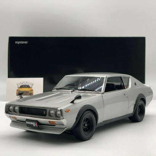 NISSAN KYOSHO 1/18 京商日產 SKYLINE 2000 GTR KPGC 110 銀電流壓鑄 | 蝦皮購物