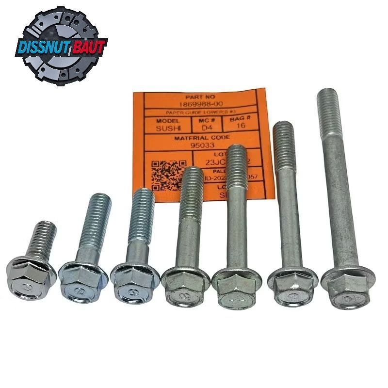 螺栓 12 法蘭原裝帽子 M8 x 20 M8 x 25 M8 x 30 M8 x 35 m8 x 45 M8 x 55 | 蝦皮購物