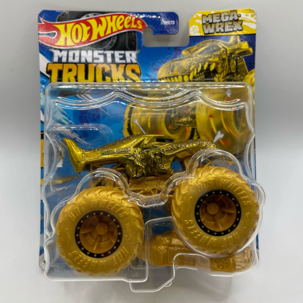 Hot Wheels Monster Trucks Mega Wrex Gold 特別版黃金獨家比例 64 Hotwhe | 蝦皮購物