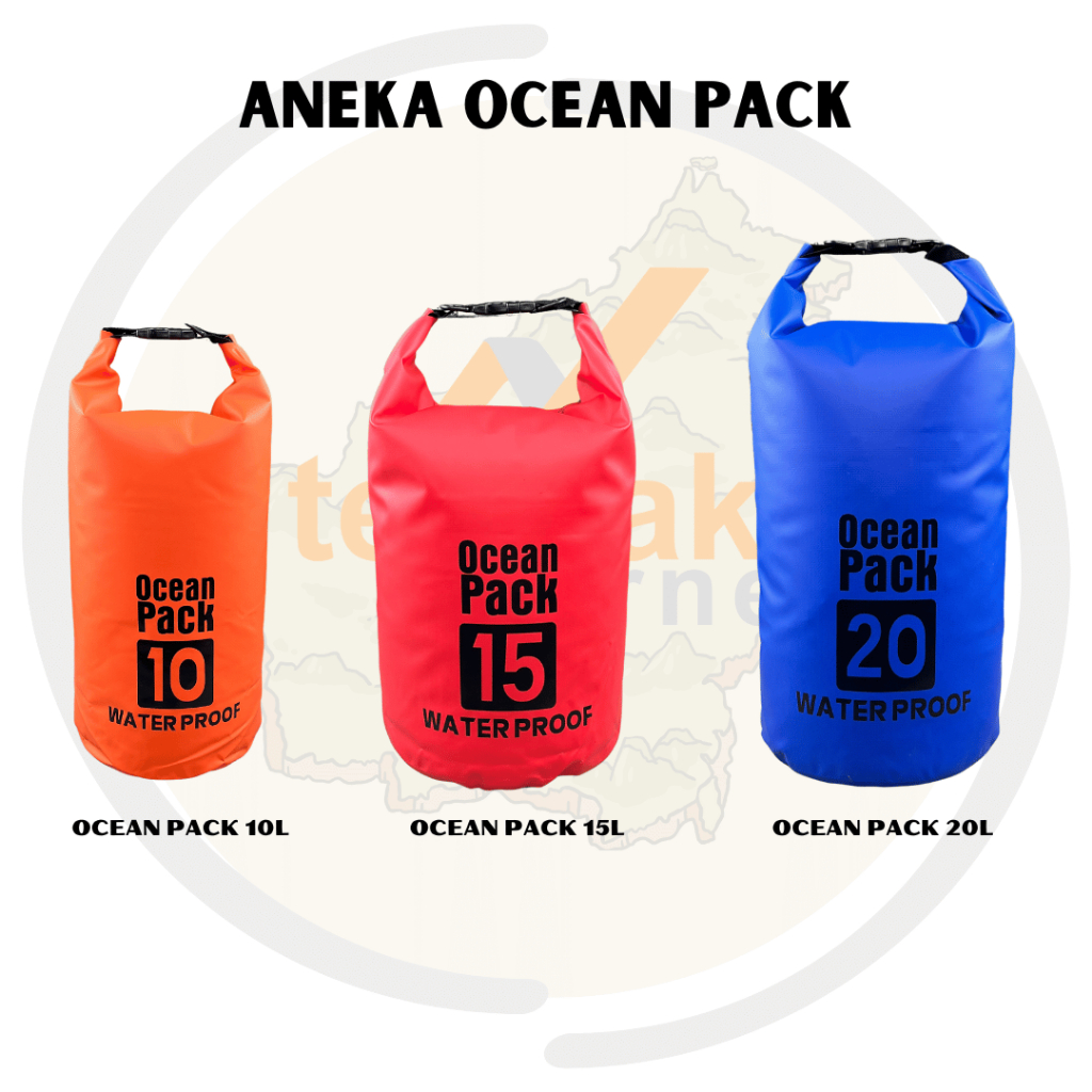 Ocean Pack Dry Bag 10L 15L 20L 防水袋防水袋 2肩帶防水背包 | 蝦皮購物