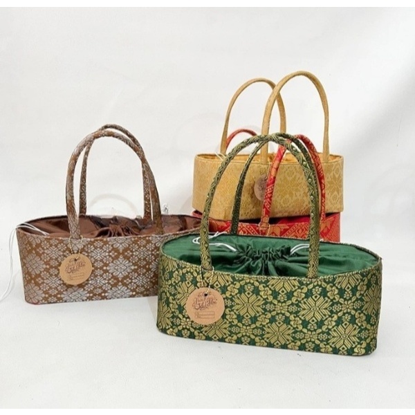 Serrit 籃子包禮籃 Songket Palembang Sumatra 民族包裹開齋節禮物紀念品籃子包包裹民族開齋 | 蝦皮購物