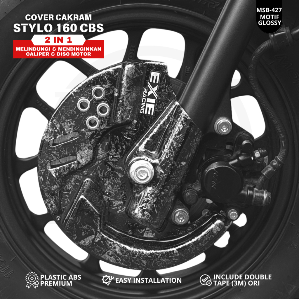 盤蓋卡鉗冷卻器 Airscoop Stylo Beat Genio Vario 前盤保護器摩托車 Exie Art | 蝦皮購物