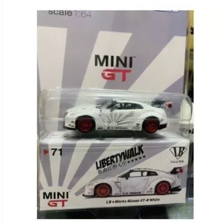 Mini GT No 71 LB Works Nissan GTR R35 白色帶紅色車輪 ToysRus 日本獨家 M | 蝦皮購物