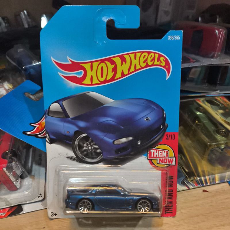 Hot Wheels 95 Mazda RX7 RX 7 FD FD3S Blue 過去和現在 2016 | 蝦皮購物