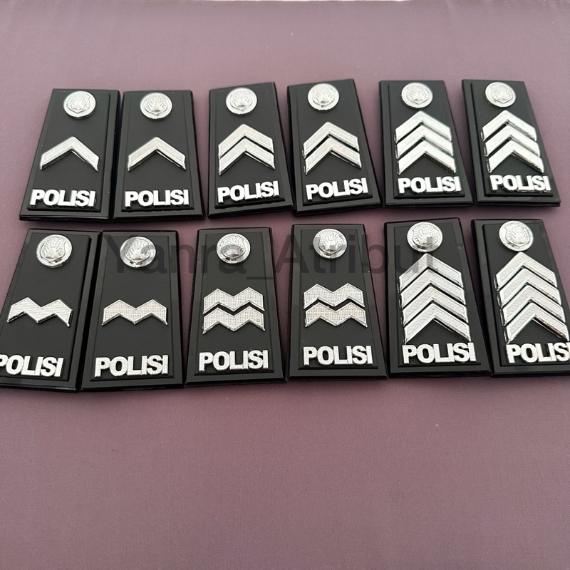 排名 Pdh Polri 非許可軍官 Bripda Brigadier Brigadier Brigadier Brig | 蝦皮購物