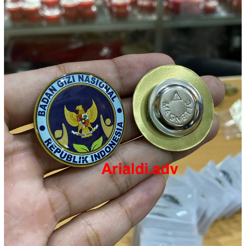 NATIONAL NUTRITIONAL BODY 針黃銅磁性 BGN RI 針黃銅塗有磁性樹脂 | 蝦皮購物