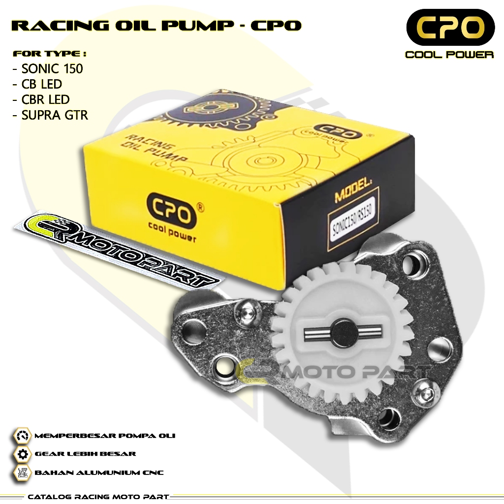 油泵 CPO Cool Power Sonic 150 CB 150 新 CBR 150 新 LED Supra GTR | 蝦皮購物